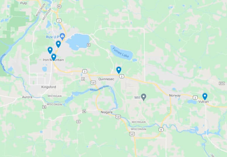 Explore Fumee Falls & Historic Iron Mountain