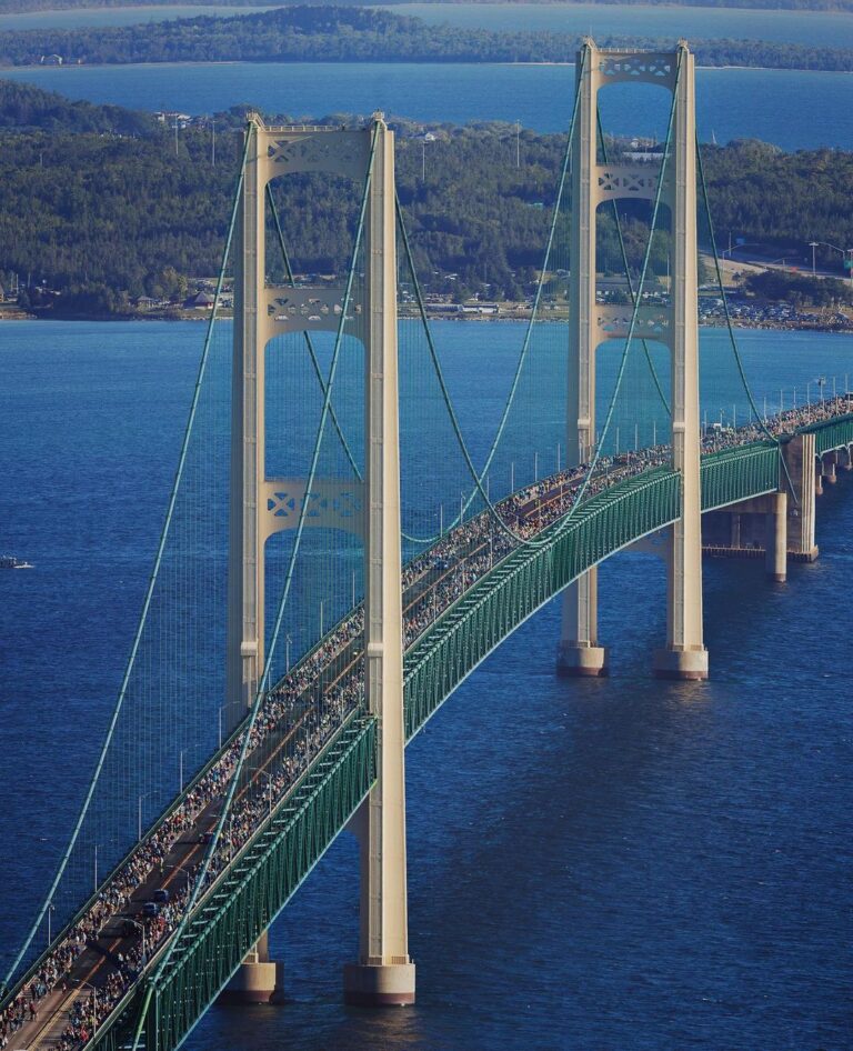 The Mackinac Bridge: An Iconic Span Connecting Michigan's Peninsulas