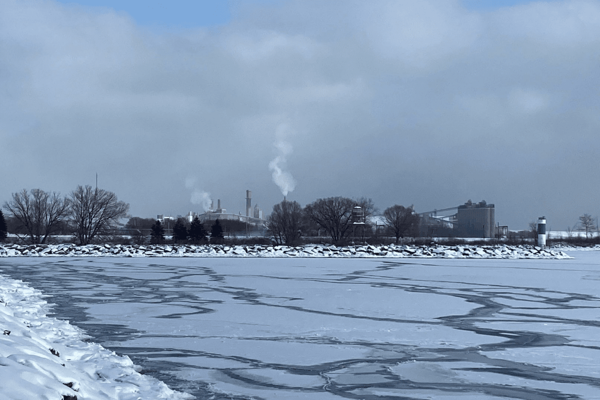 Experience Life Inside a Snow Globe on a Winter Weekend in Alpena Michigan