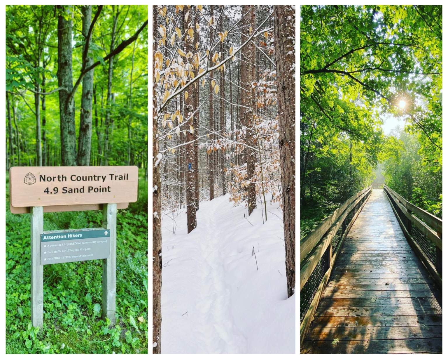 15 Michigan Towns on the North Country Trail (NCT)