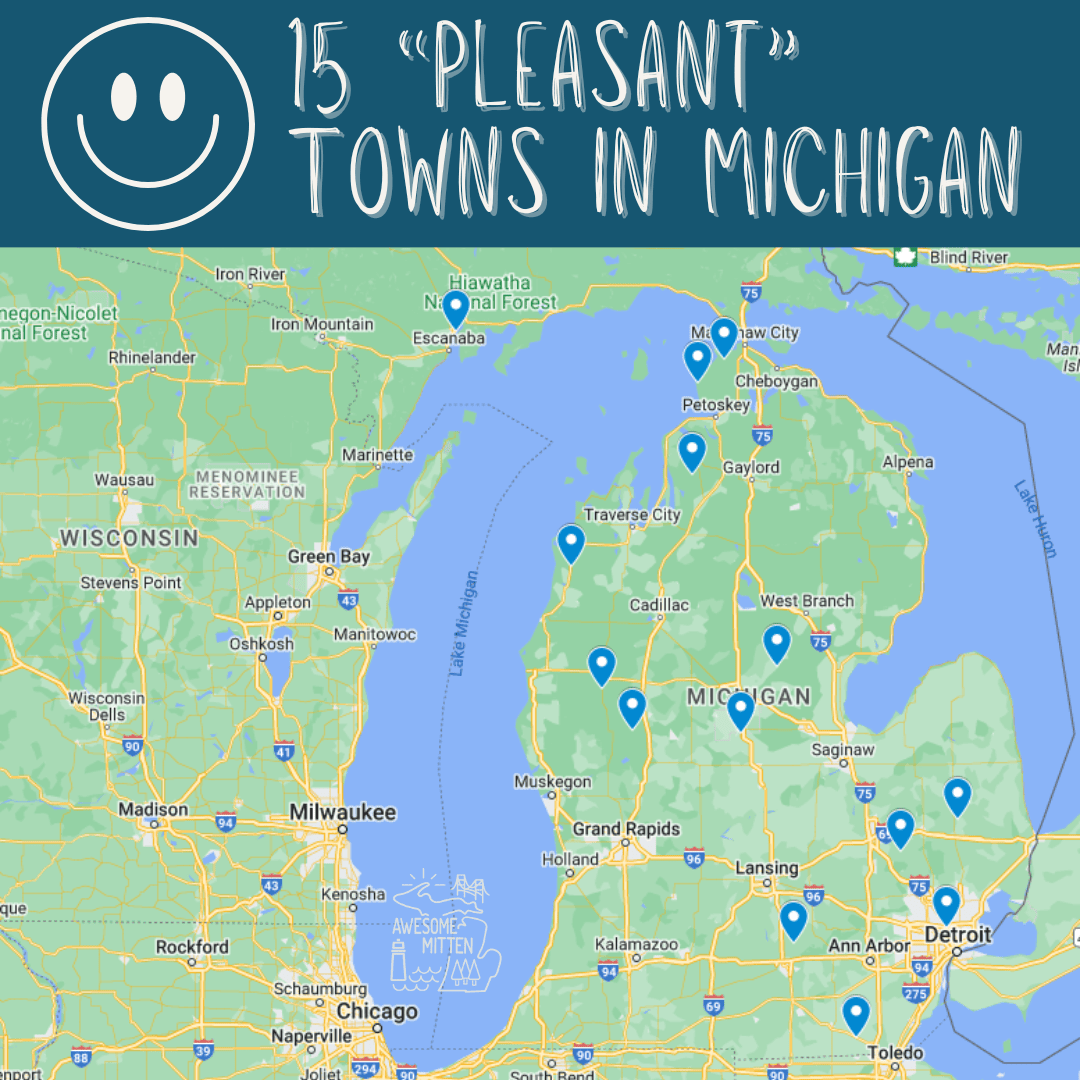 15 "Pleasant" Michigan Towns That are Sure to Put a Smile on Your Face
