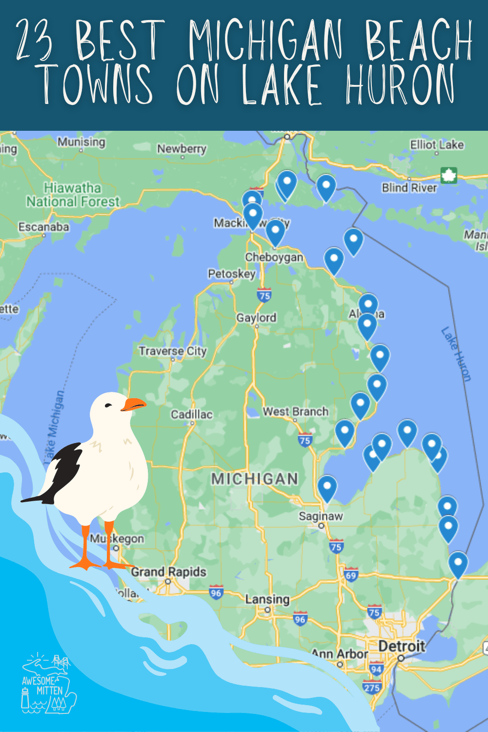 23 BEST Michigan Beach Towns on Lake Huron