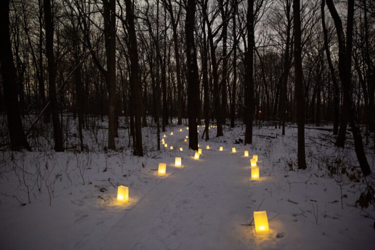 The Best Lantern Lit Hikes in Michigan This Winter